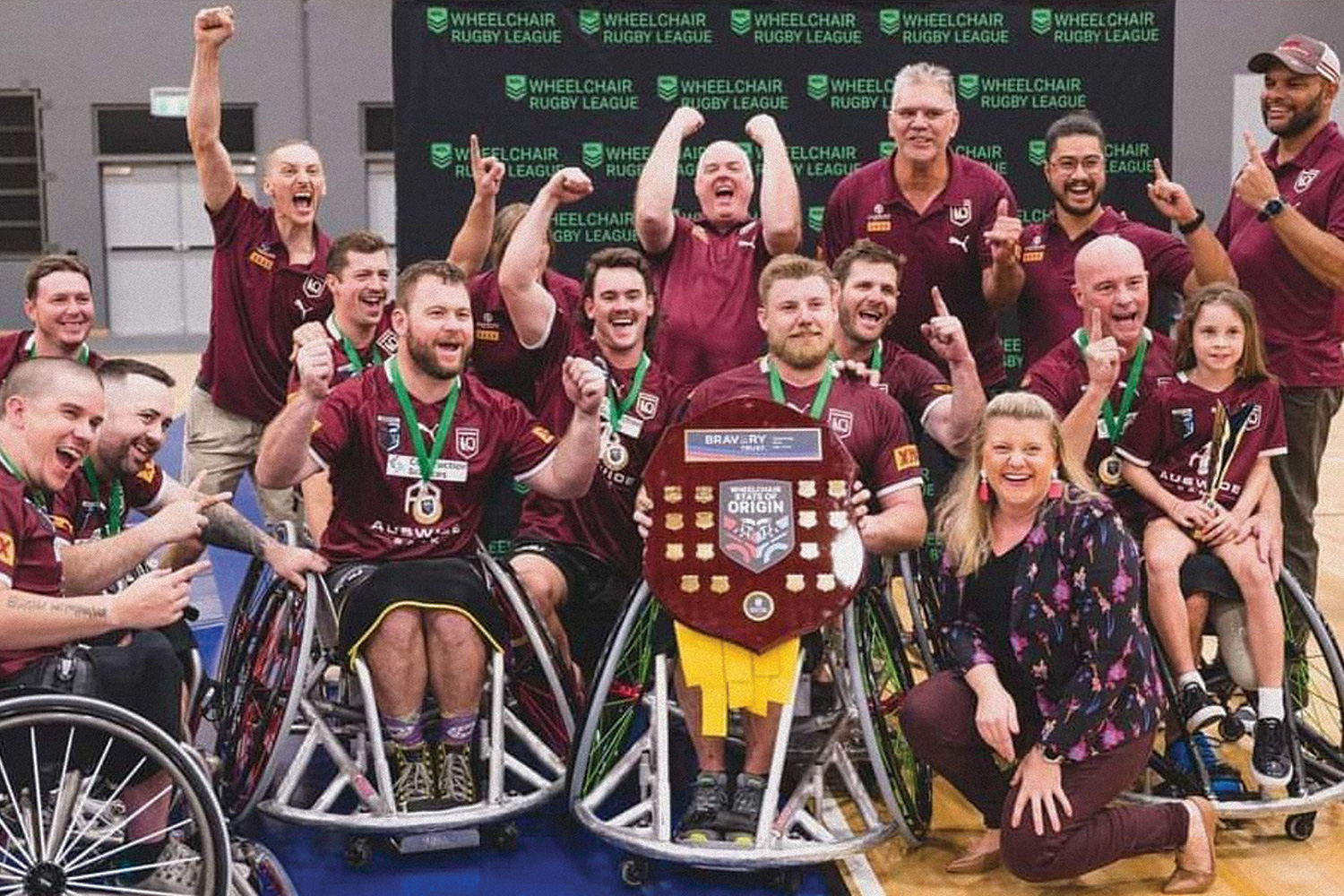Wheelchair Rugby League: State of Origin - Bravery Trust
