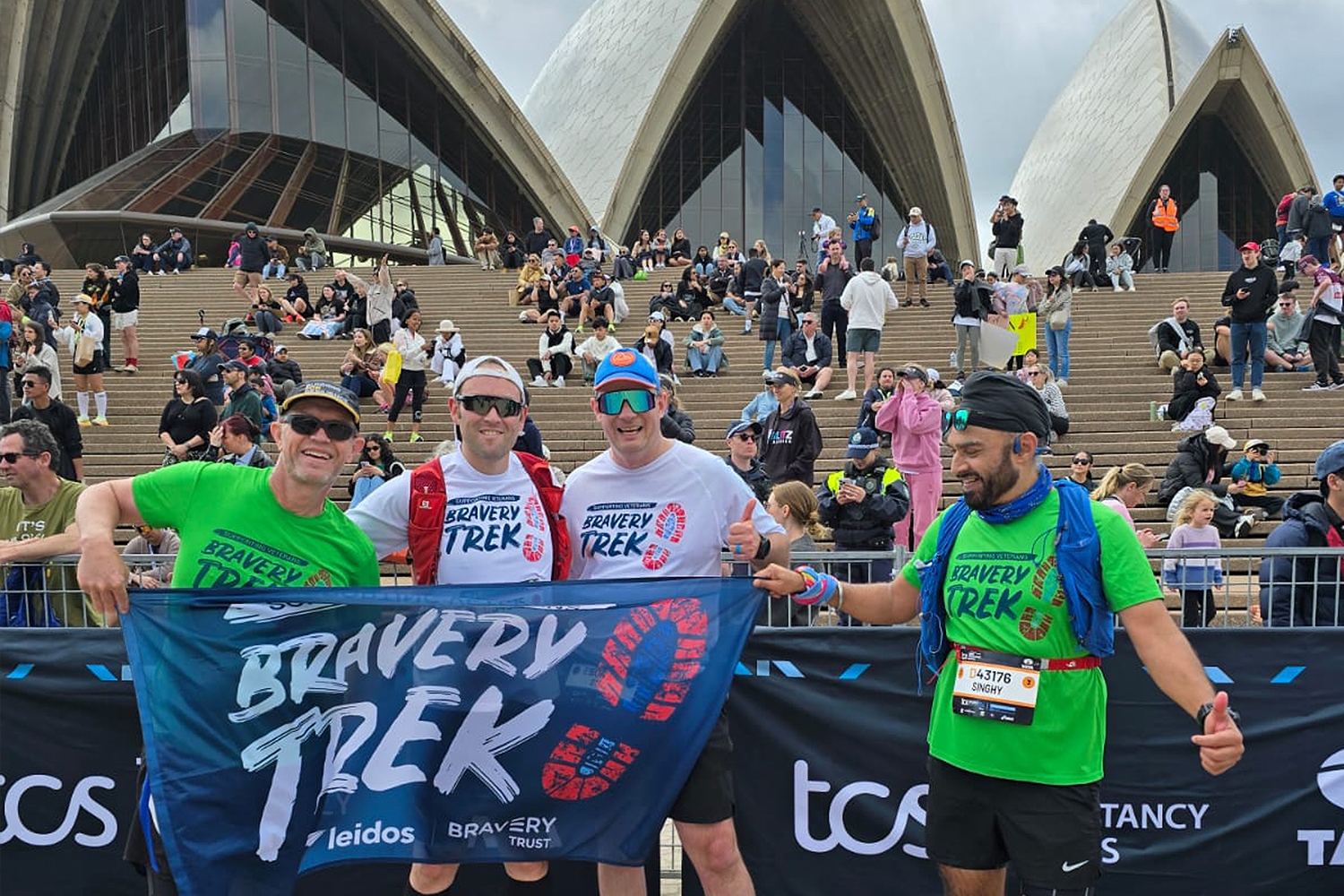 Bravery Trek at the Sydney Marathon - Bravery Trust